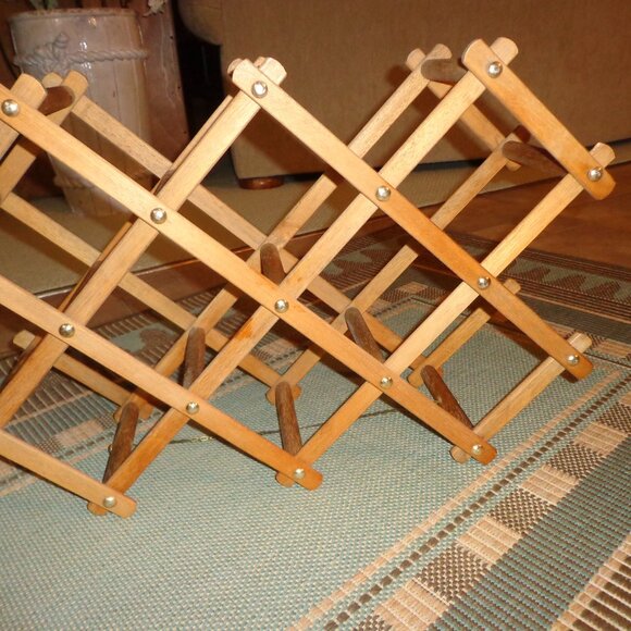 Kitchen | Vintage Collapsible Wood Rack | Poshmark